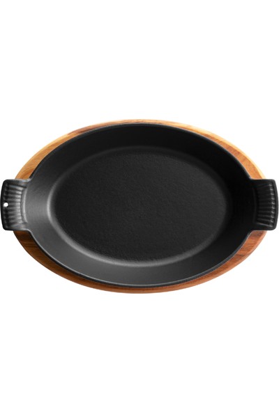 Voeux Elegance Döküm Kayık Sahan 20 cm. Siyah ve Nihale