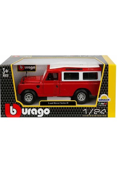 Sunman 22063 Land Rover Series Iı Model Araba 1:24 Kırmızı Sunman 22063 Land Rover Series Iı Model Araba 1:24 Kırmızı
