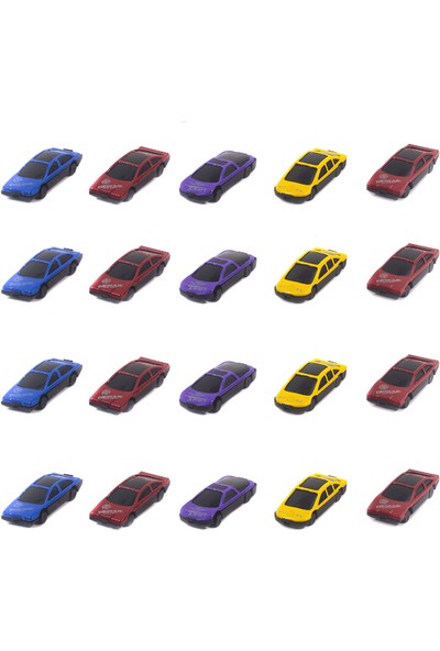 Mix Oyuncak Oyuncak Araba Seti 20'li Set 7 cm