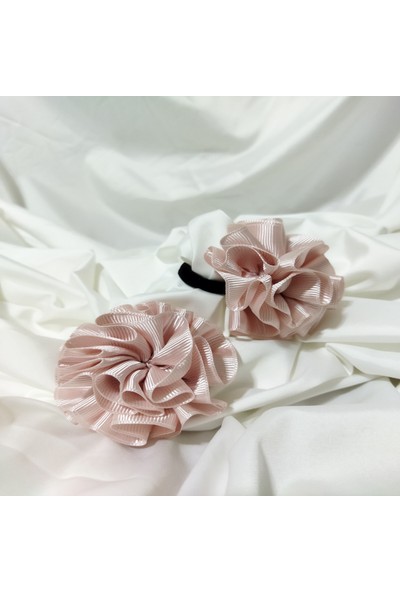 Jen Jewelry Pudra Fırfır Lastik Toka