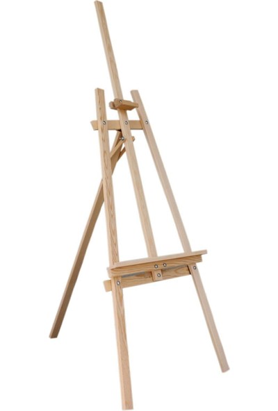 Ofigram Ahşap Resim Şövalesi, Ressam Sehpası, 175 cm Ayarlanabilir Yükseklik, Hakiki Çam Ağacı