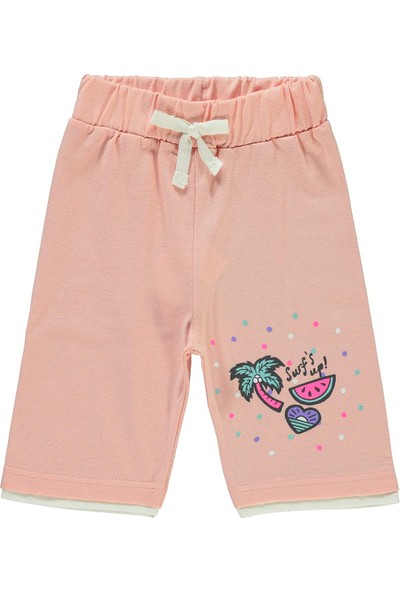 Civil Girls Kız Çocuk Kapri 2-5 Yaş Pudra Civil Girls Kız Çocuk Kapri 2-5 Yaş Pudra