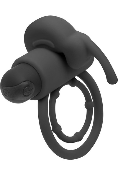 USB Şarjlı Güçlü Titreşimli Siyah Penis Halkası USB Şarjlı Güçlü Titreşimli Siyah Penis Halkası