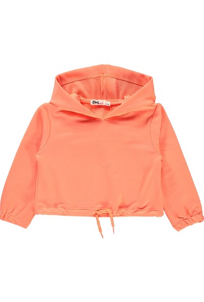 Civil Girls Kız Çocuk Kapüşonlu Sweatshirt 2-5 Yaş Oranj Civil Girls Kız Çocuk Kapüşonlu Sweatshirt 2-5 Yaş Oranj