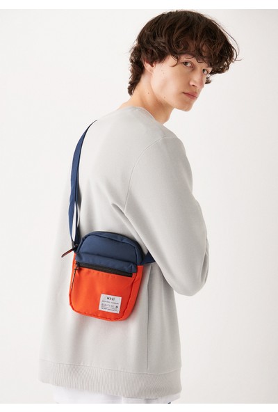Mavi Turuncu Çapraz Çanta