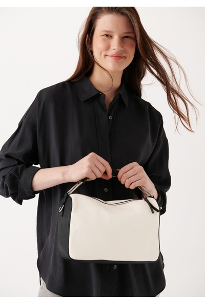 Mavi Beyaz Çapraz Çanta