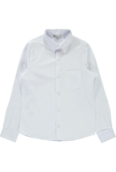 Civil Boys Erkek Çocuk Gömlek 10-13 Yaş Beyaz
