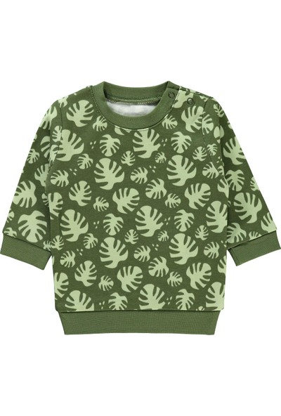 Civil Baby Erkek Bebek Sweatshirt 6-18 Ay Haki Civil Baby Erkek Bebek Sweatshirt 6-18 Ay Haki