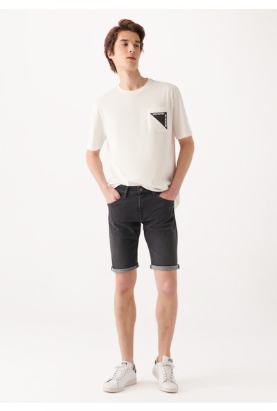 Mavi Tim Dark Smoke Urban Comfort Jean Şort