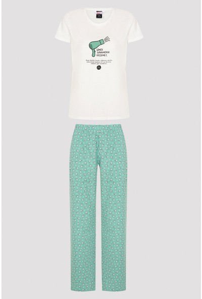 Penti Çok Renkli Havamdan Geçilmez Pantolon Pijama Takımı