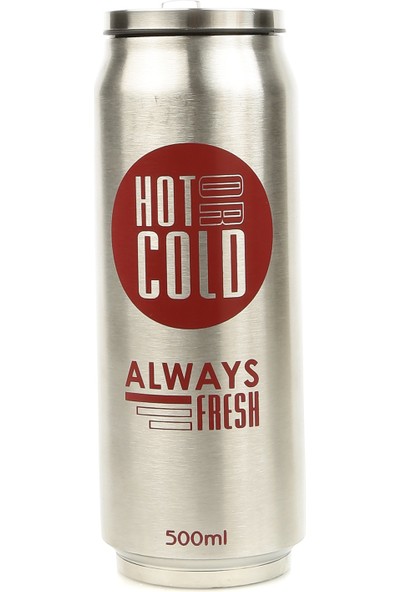 Boyner Evde Hot or Cold Yazılı Termos 500 ml