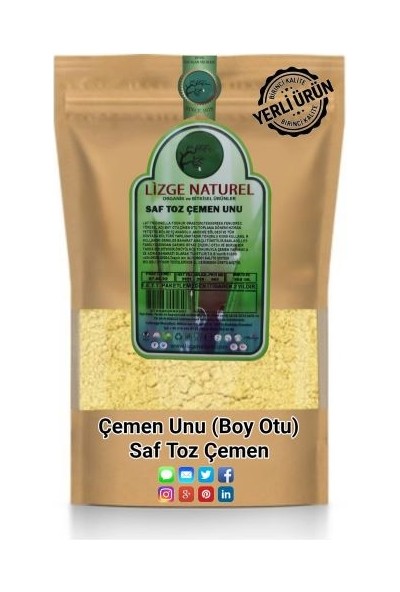 Lizge Naturel Toz Çemen 250 gr Lizge Naturel Toz Çemen 250 gr