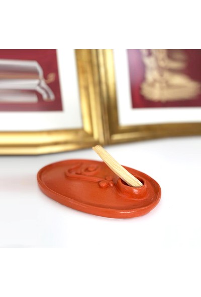 Dedo Dekoratif Obje Surat Şeklinde Beton Palo Santo Ahşap Tütsü Tablası Dedo Dekoratif Obje Surat Şeklinde Beton Palo Santo Ahşap Tütsü Tablası