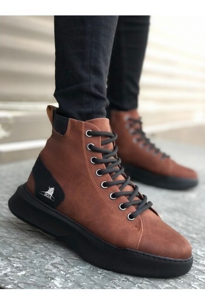 Pabucmarketi Bağcıklı Erkek Yüksek Taban Tabpabucmarketi Bot