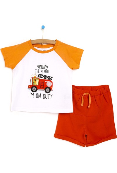 Hello Baby Hellobaby Basic Keylines Erkek Bebek Tshirt-Şort Takım Hello Baby Hellobaby Basic Keylines Erkek Bebek Tshirt-Şort Takım