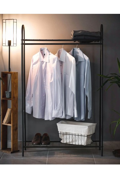 Uyan Ev Ürünleri Elit 2 Dekoratif Metal 2 Raflı Elbise Askılığı Çok Amaçlı Portmanto Uyan Ev Ürünleri Elit 2 Dekoratif Metal 2 Raflı Elbise Askılığı Çok Amaçlı Portmanto