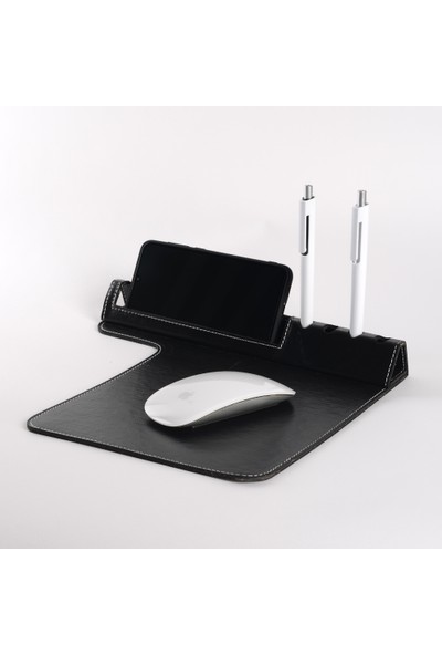 Egesta Suni Deri Mouse Pad ve Telefon Standı + Kalemlik Vıp Set Egesta Suni Deri Mouse Pad ve Telefon Standı + Kalemlik Vıp Set