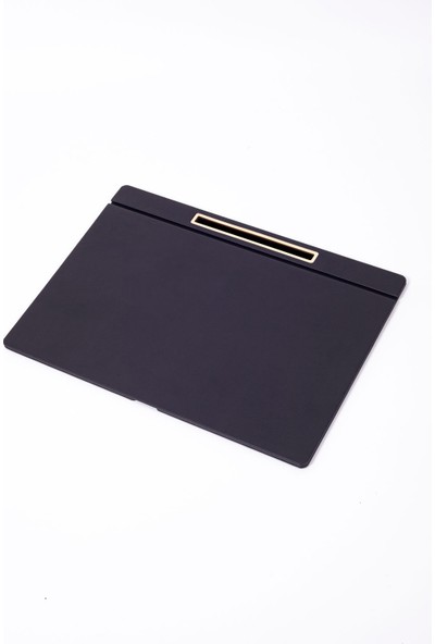 Turgut Office Deri Kapaklı Masa Sümeni Siyah Gold Detaylı 50X35CM Turgut Office Deri Kapaklı Masa Sümeni Siyah Gold Detaylı 50X35CM