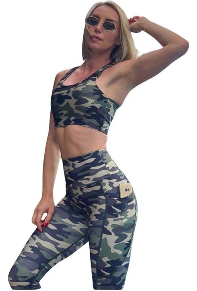 Nidas Store Kadın Cepli Ekstra Yüksek Bel Tayt 848