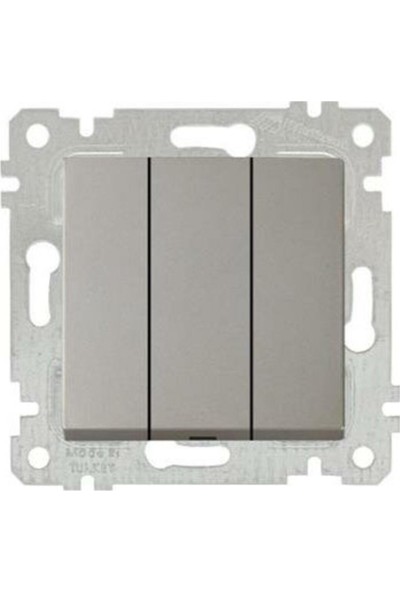 Rita Titanyum Mek+Tuş Üçlü Anahtar Mutlusan