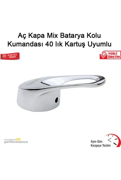 OKÇU KARDEŞLER YAPI MARKET Aç Kapa Mix Batarya Kolu Kumandası 40 Lık Kartuş Uyumlu OKÇU KARDEŞLER YAPI MARKET Aç Kapa Mix Batarya Kolu Kumandası 40 Lık Kartuş Uyumlu