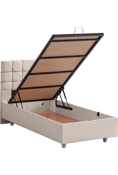 Cesur Almada Tek Kişilik Baza Başlık Seti Krem Cesur Almada Tek Kişilik Baza Başlık Seti Krem