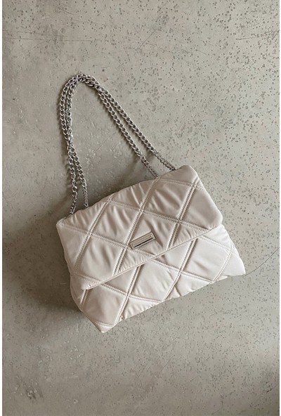MyLove Quilted Kapitone Çanta Taş