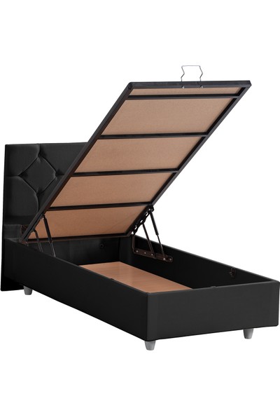 Cesur Glamis Tek Kişilik Baza Başlık Seti Antrasit Cesur Glamis Tek Kişilik Baza Başlık Seti Antrasit