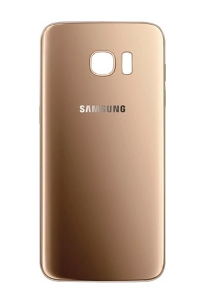 Samsung Galaxy S7 ( SM-G930F ) Arka Pil Batarya Kapağı-Gold Samsung Galaxy S7 ( SM-G930F ) Arka Pil Batarya Kapağı-Gold