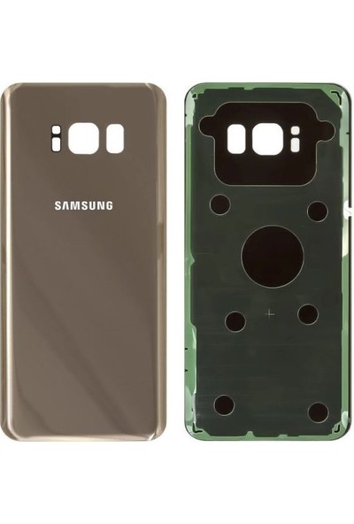 Samsung Galaxy S8 ( SM-G950F ) Arka Pil Batarya Kapağı-Gold