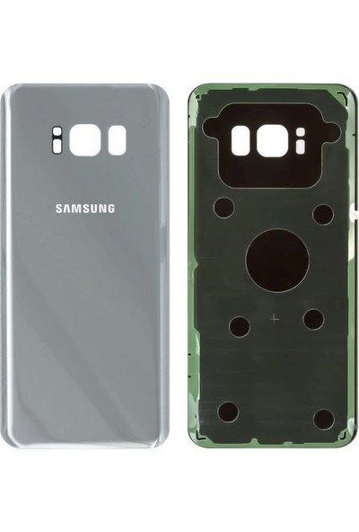 Samsung Galaxy S8 Plus ( SM-G955F ) Arka Pil Batarya Kapağı-Silver Samsung Galaxy S8 Plus ( SM-G955F ) Arka Pil Batarya Kapağı-Silver