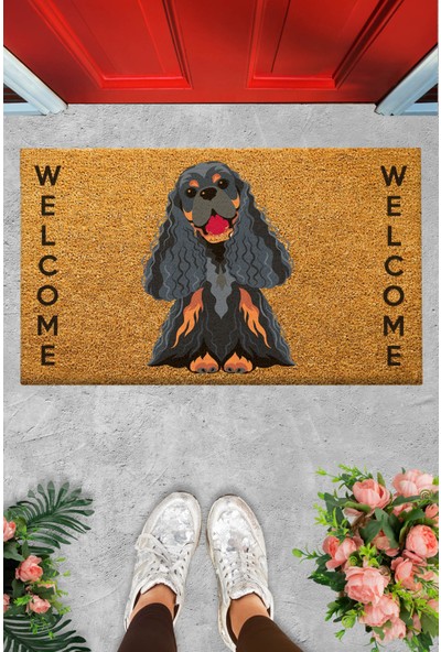 Cekuonline Coco Koko Paspas Pvc Taban Kıl Kapı Önü Paspası 33X55 Cocker Cekuonline Coco Koko Paspas Pvc Taban Kıl Kapı Önü Paspası 33X55 Cocker