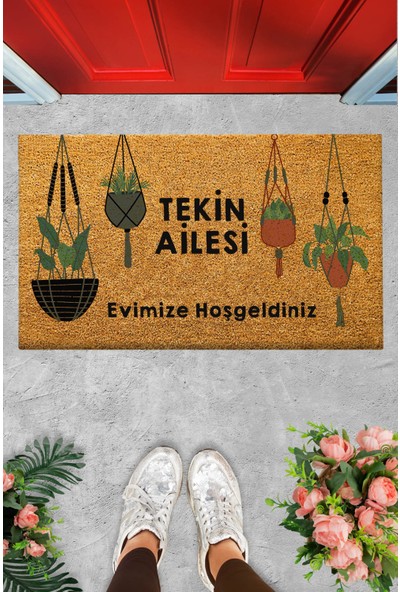 Cekuonline Isim Harf Yazılı Coco Koko Paspas Pvc Taban Kıl Kapı Önü Paspası 33X55 Botanik Serisi Cekuonline Isim Harf Yazılı Coco Koko Paspas Pvc Taban Kıl Kapı Önü Paspası 33X55 Botanik Serisi