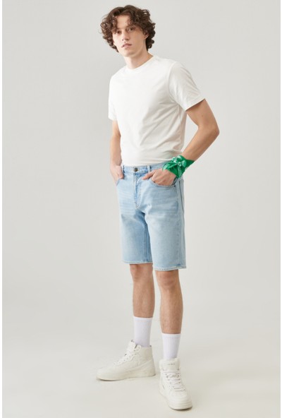 Lee Regular Fit Rahat Kesim 5 Cep Esnek Jean Şort