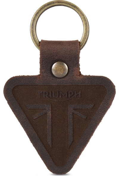 Otto Angelıno Deri Trıumph Anahtarlık - Kestane