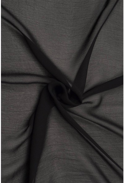 Kumaşını Seç Siyah Multi Şifon Kumaş (Metre)