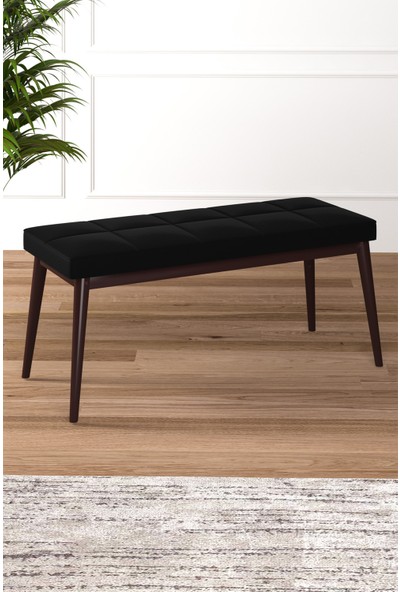 Rovena Alin Serisi Bench, Geniş Oturum Alanlı, 1.sınıf Jerry Kumaş, Ceviz Ayaklı Rovena Alin Serisi Bench, Geniş Oturum Alanlı, 1.sınıf Jerry Kumaş, Ceviz Ayaklı
