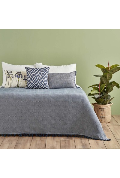 Bella Maison Diamond Pamuklu Çift Kişilik Pike Lacivert (180X230 Cm) Bella Maison Diamond Pamuklu Çift Kişilik Pike Lacivert (180X230 Cm)
