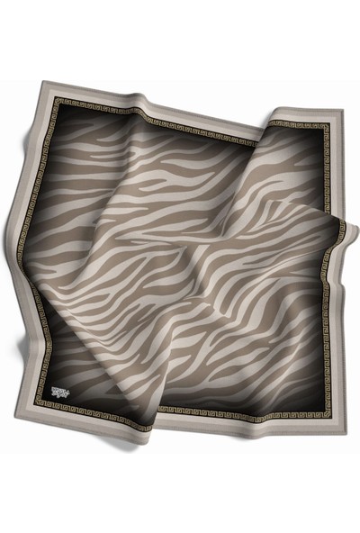 Bonjela Zebra Desenli Eşarp