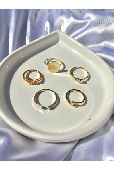 Marotte Kadın 5'li Yüzük Seti