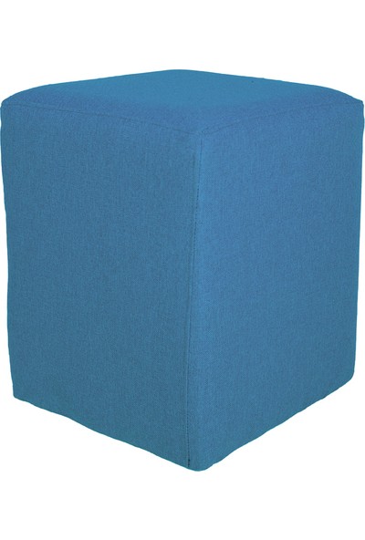 Gizmo Ahşap Ayaklı Kare Puf T1100 Mavi Gizmo Ahşap Ayaklı Kare Puf T1100 Mavi