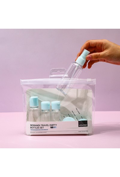 Yoyoso Seyahat Şişesi Seti 7 Ad Mavi