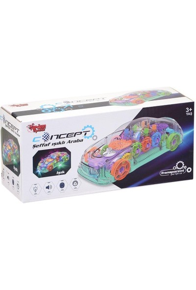 Vardem Oyuncak LZH-M66107 Müzikli ve Işıklı Şeffaf Araba 20 cm Vardem Oyuncak LZH-M66107 Müzikli ve Işıklı Şeffaf Araba 20 cm