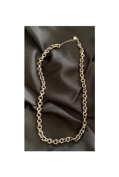 Silver Renk Uzun Kolye