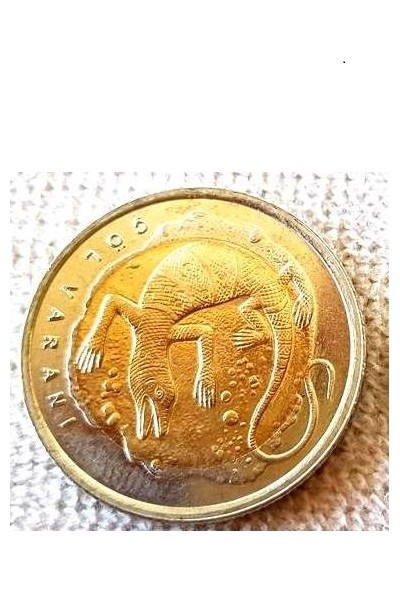 Trakya Koleksiyon Tk ::::çöl Varanı Hayvanlar Serisi Hatıra Parası Bimetal 2015 Çil Trakya Koleksiyon Tk ::::çöl Varanı Hayvanlar Serisi Hatıra Parası Bimetal 2015 Çil