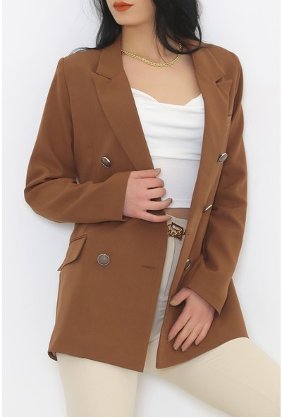 Maysolasta Blazer Ceket Kahve - 1102.1174. Maysolasta Blazer Ceket Kahve - 1102.1174.