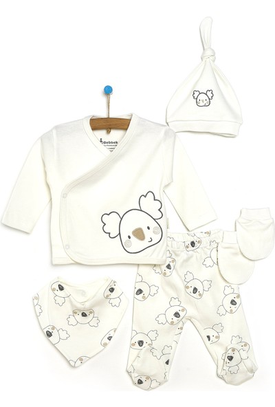 Bebbek Yenidoğan Erkek Bebek 5li Kutulu Hastane Çıkışı