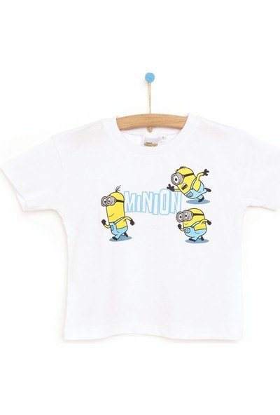 Minions Maceraya Devam Erkek Bebek Lisanslı Tshirt Minions Maceraya Devam Erkek Bebek Lisanslı Tshirt