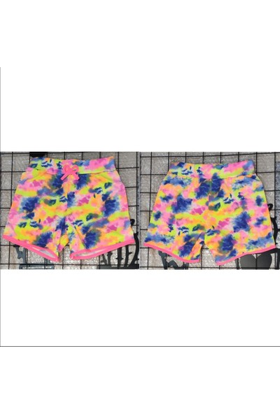 Alm Gökkuşağı Kız Çocuk Şort