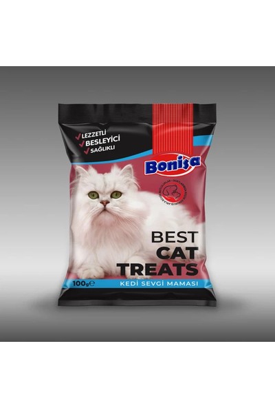 Bonisa Best Cat Treats Kedi Sevgi Mamsı 100GR 10 Adet Bonisa Best Cat Treats Kedi Sevgi Mamsı 100GR 10 Adet